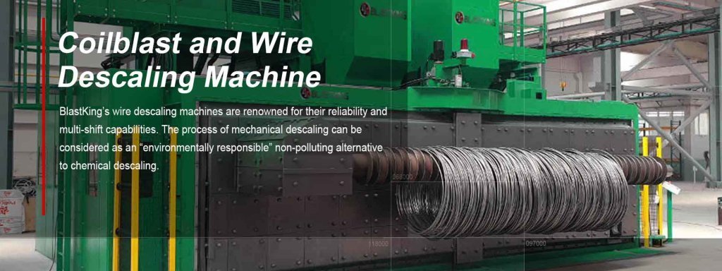 Wire Rod Coil Decaling Machine-Superior Performance from BlastKing