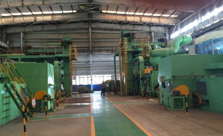 shot blasting and priming line • preservation line • shot blasting line