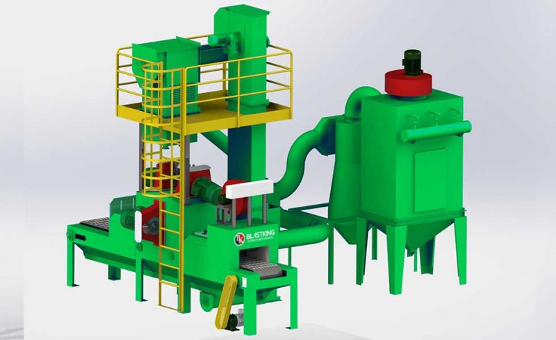 Paver Blocks Shot Blast Machine • Stone Shot Blasting Machine