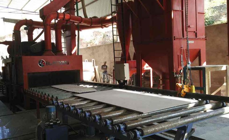 Paver Blocks Shot Blast Machine • Stone Shot Blasting Machine