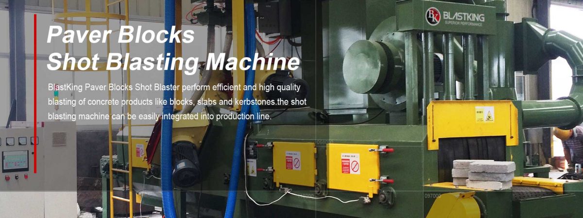Paver Blocks Shot Blast Machine • Stone Shot Blasting Machine